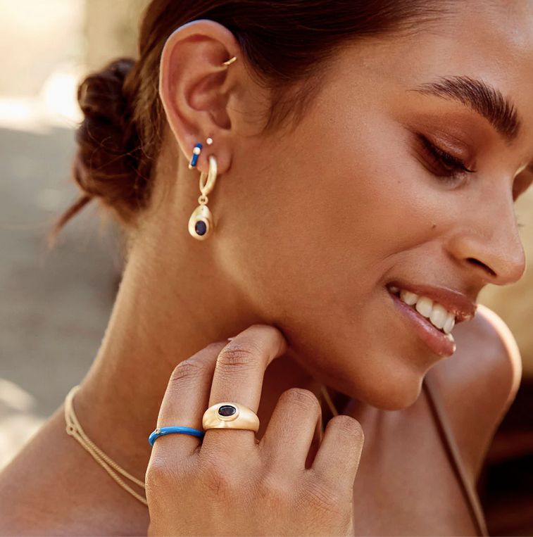 Blue Sapphire Eden Ring - BOHÉME LUXE